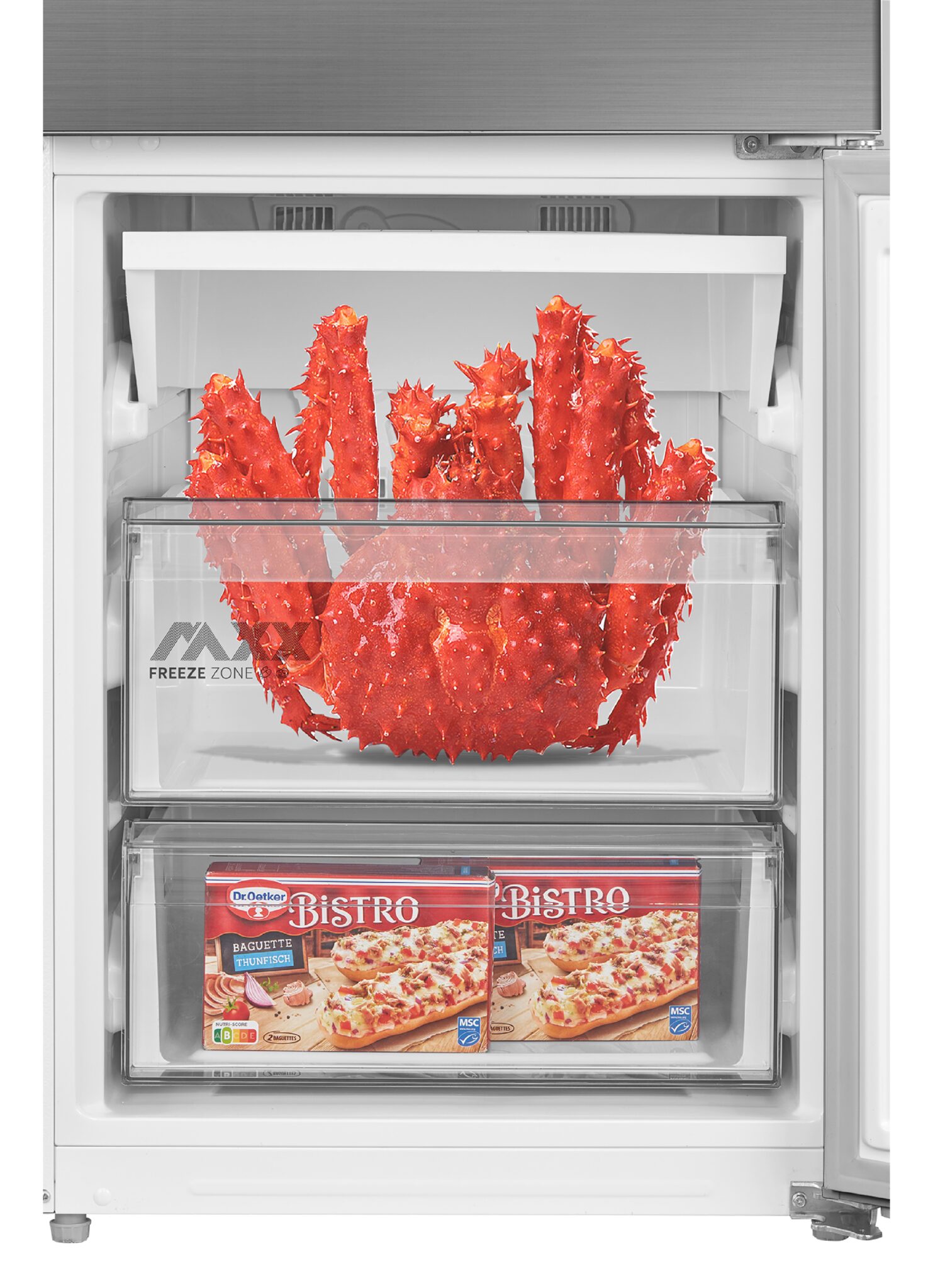 Midea Space Master Series Fridge Freezer (MDRB600MME46) - Midea Malta