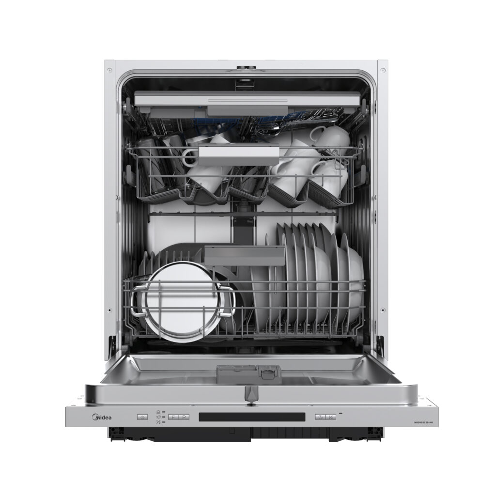 Midea Built-in Dishwasher 60cm – With Cutlery Tray & Auto Open Door ...
